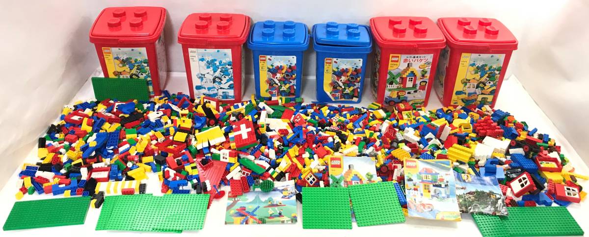 4022/LEGO レゴ ブロック 基本セット 赤いバケツ 青いバケツ 大量 まとめて セット 7336 7616 4267(その他)｜売買さ ...