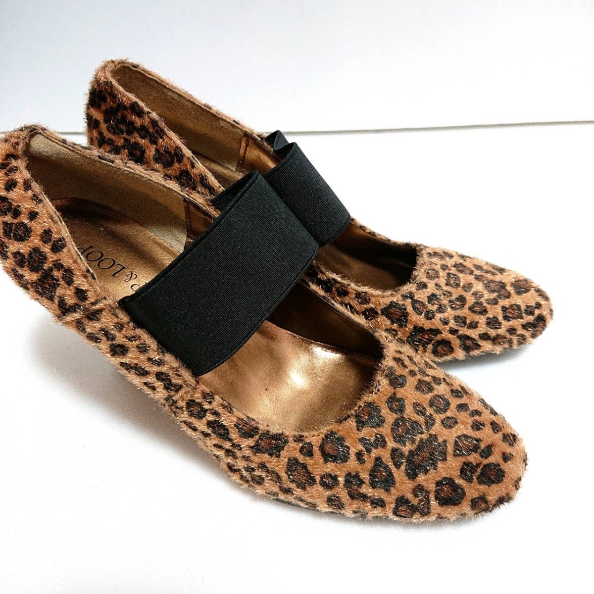 LOOP&LOOP L 24 24.5cm パンプス ヒョウ柄 シューズ ハイヒール アニマル レオパード レディース 婦人 靴 くつ X027(24.0cm)｜売買されたオークション情報 ...