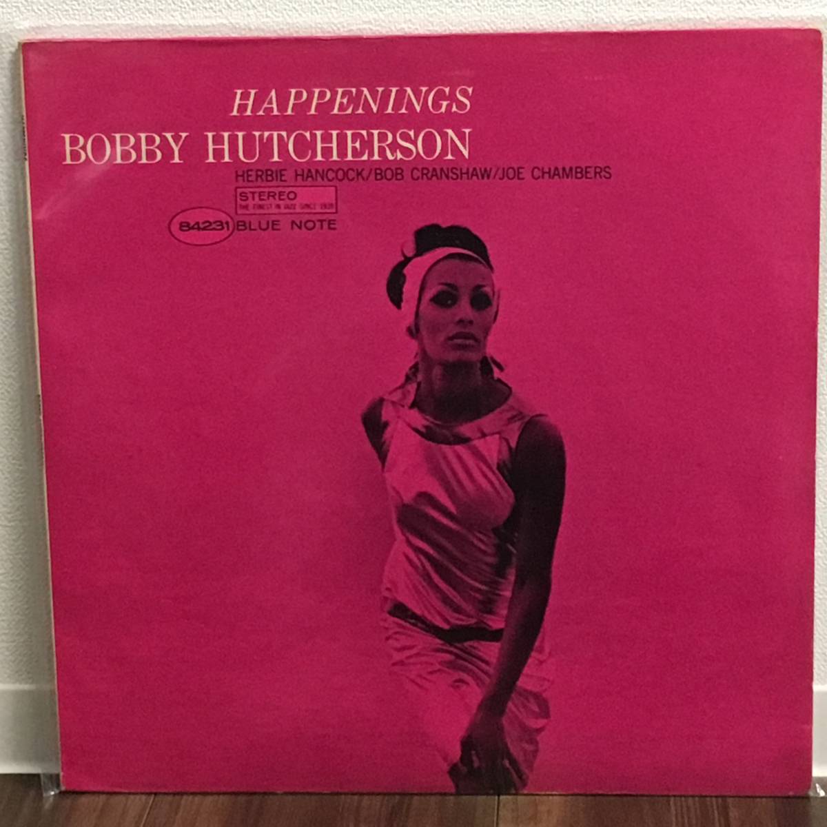 LP ジャケ買い Bobby Hutcherson HAPPENINGS Van刻印 blue note 初期盤 maiden voyage ...