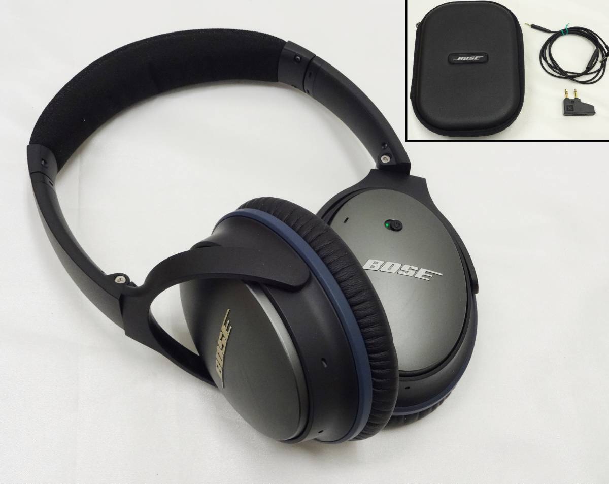 比較的綺麗 BOSE QuietComfort 25 QC25 ボーズ ノイズキャンセリング ヘッドフォン ヘッドホン 収納ケース付き U(BOSE)｜売買されたオークション情報、yahooの ...