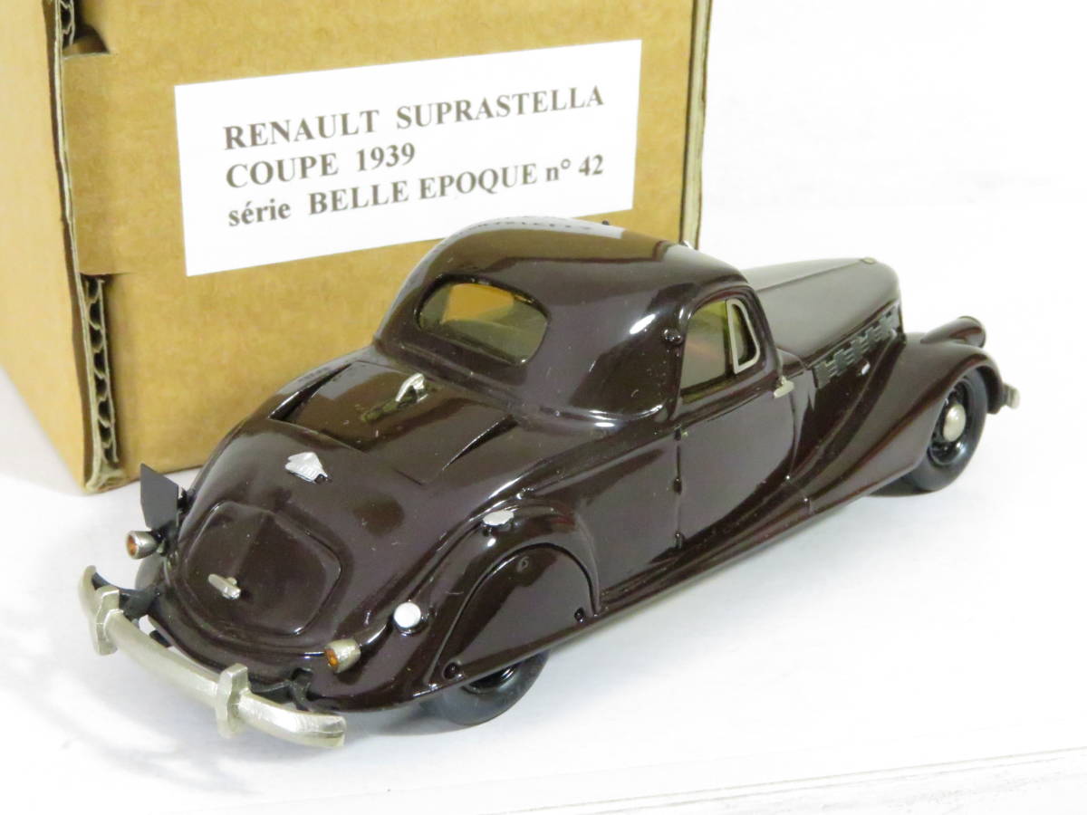 BELLE EPOQUE RENAULT SUPRASTELLA COUPE 1939 ルノー スプラステッラ 箱付 難 1/43 フランス製 ...