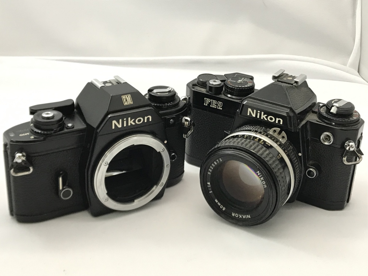 Nikon ニコン FE2 / EM など一眼レフカメラ 2点セット ジャンク 1112217(ニコン)｜売買されたオークション情報、yahooの商品情報をアーカイブ公開 - オークファン ...