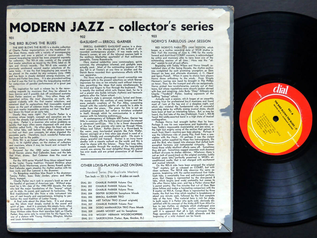 CHARLIE PARKER Bird Blows The Blues LP DIAL 901 US 1950 EAR DG MONO ...