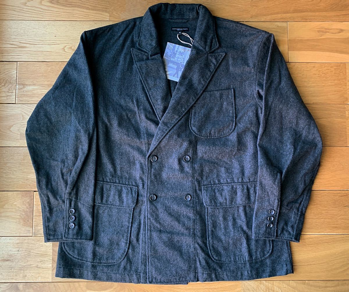 2019AW Engineered Garments DL Jacket Wool Cotton Frannel Grey S エンジニアドガ ...