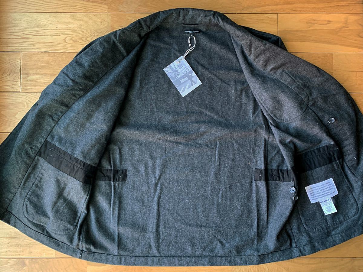 2019AW Engineered Garments DL Jacket Wool Cotton Frannel Grey S エンジニアドガ ...