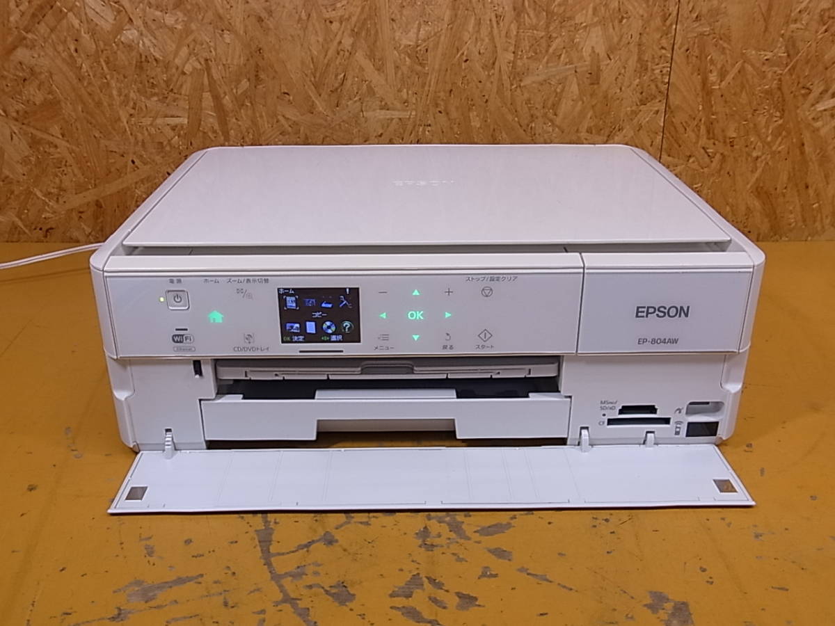 Be/255 エプソン EPSON A4対応インクジェット複合プリンタ EP-804AW ジャンク(A4プリンタ)｜売買されたオークション情報、yahooの商品情報をアーカイブ公開 ...