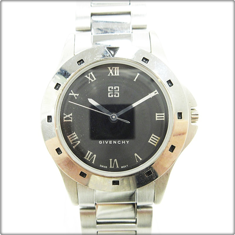 01 20-239152-06 Y GIVENCHY ジバンシイ ジバンシー 腕時計 MS.15.XVI アナログ シルバー クォーツ メンズ 札20(ジバンシイ)｜売買されたオークション情報 ...