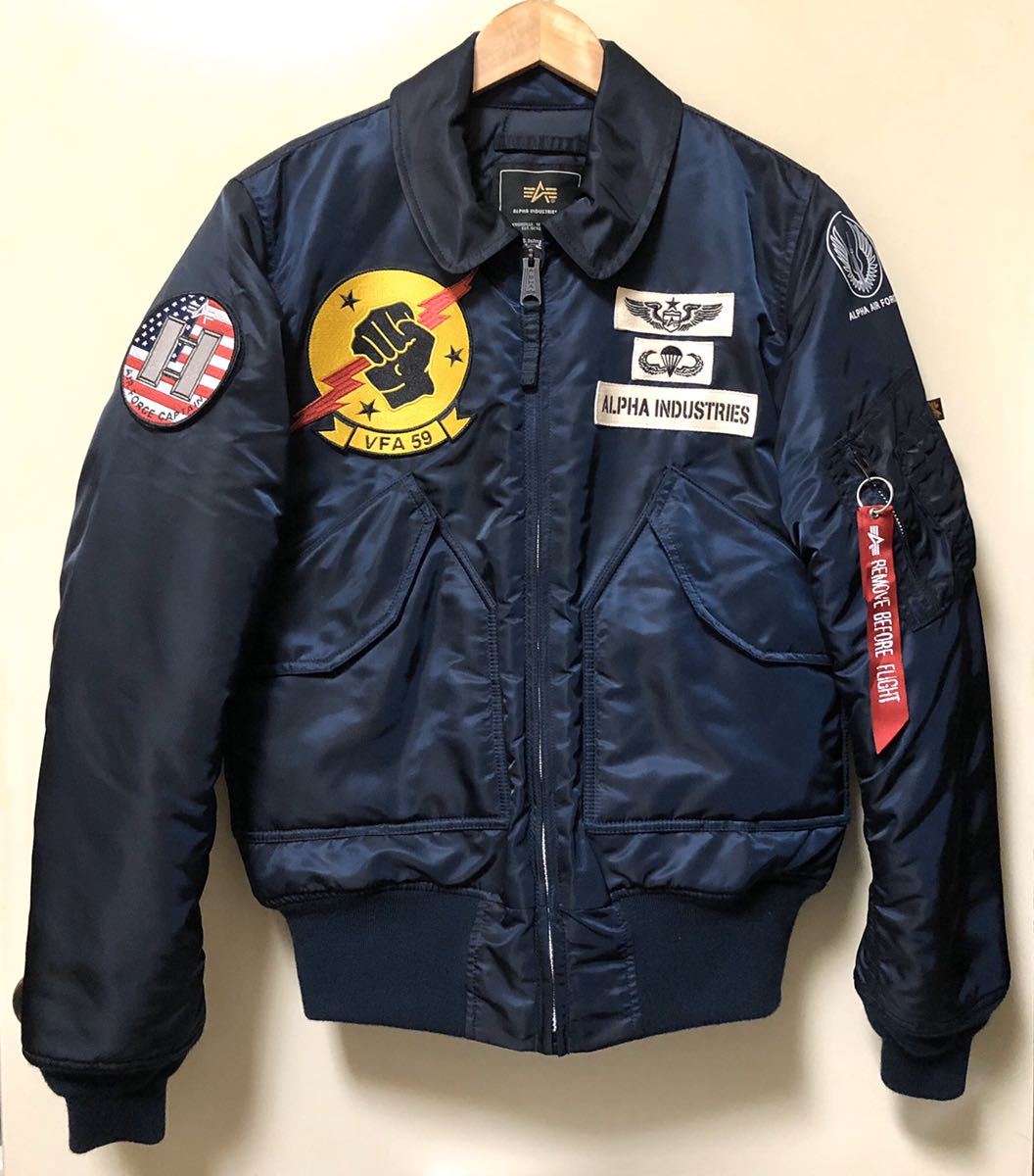 使用回数の少ない ALPH アルファインダストリー社のUS NAVY AIR FORCE CAPTAIN フライトジャケット サイズM ネイビー(Mサイズ)｜売買されたオークション情報 ...