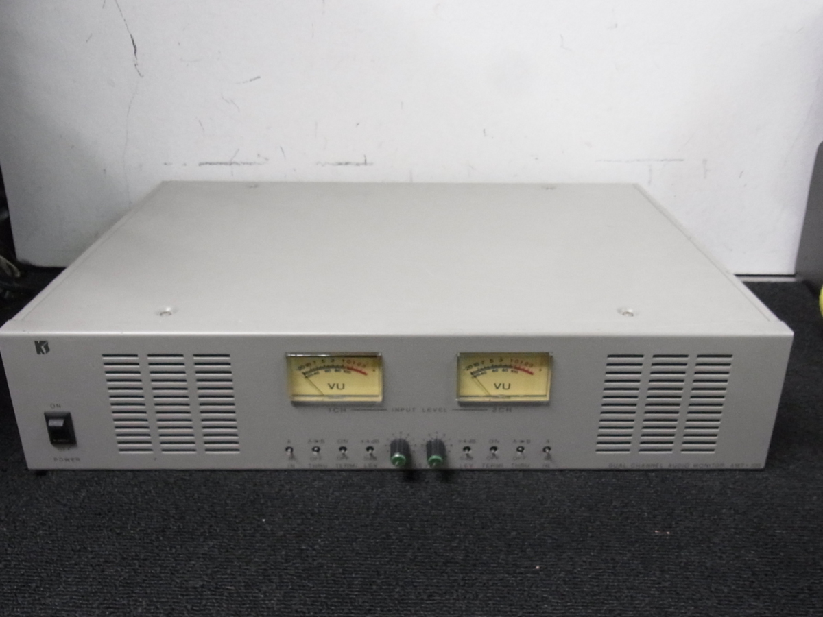 KONDO DUAL CHANNEL AUDIO MONITOR AMT-105 オーディオモニター(その他)｜売買されたオークション情報 ...
