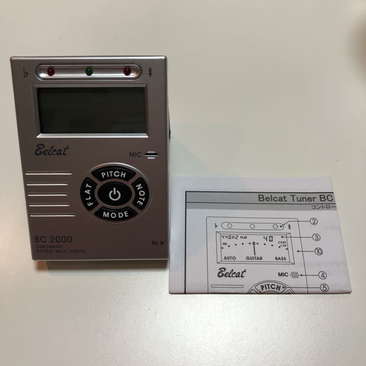 Belcat BC2000 クロマチック ギター ベース バイオリン チューナー(チューナー)｜売買されたオークション情報、yahooの商品情報をアーカイブ公開 - オークファン（aucfan ...