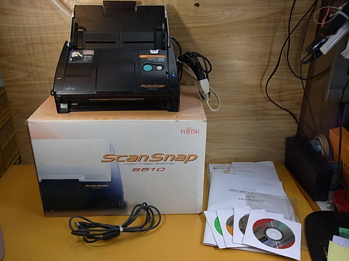 Ya/339 富士通 FUJITSU カラーイメージスキャナ ScanSnap S510(スキャナ)｜売買されたオークション情報、yahooの ...