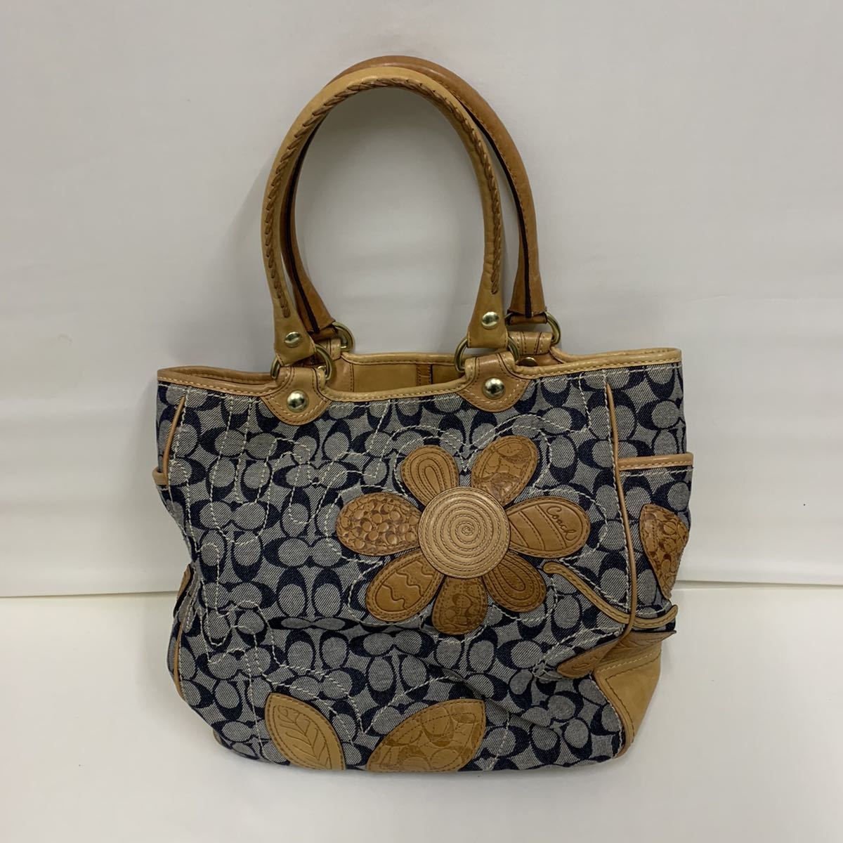 COACH コーチ /ブリーカー デニム キャンバス フローラル ラージ トート/トートバッグ/17783(トートバッグ)｜売買された ...
