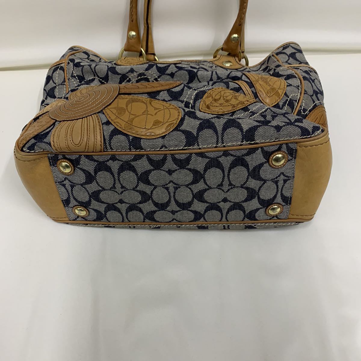 COACH コーチ /ブリーカー デニム キャンバス フローラル ラージ トート/トートバッグ/17783(トートバッグ)｜売買された ...