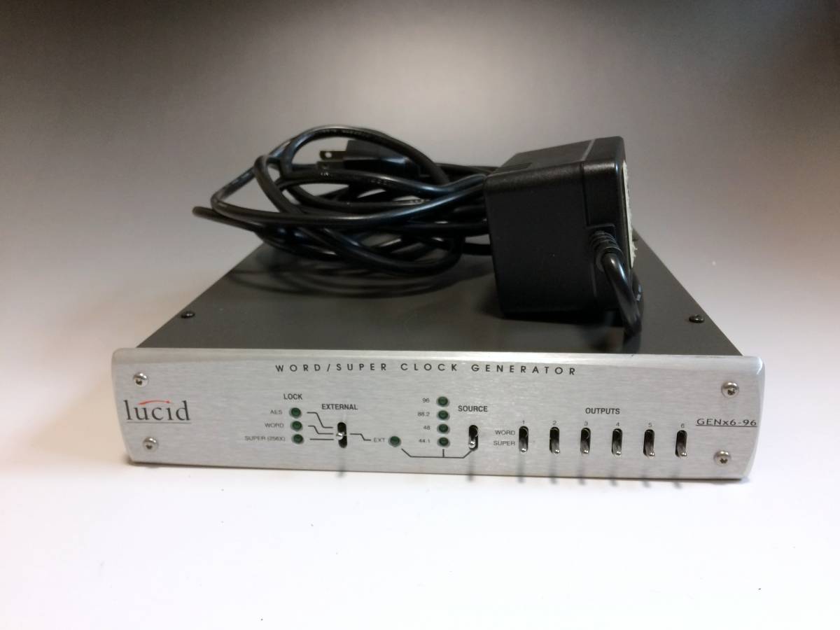 完動品 Lucid ルシッド GENx6-96 クロックジェネレーター 96kHz マスタークロック(レコーディング、PA機器)｜売買された ...
