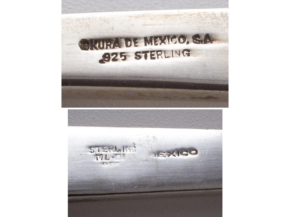 五 Mexico メキシコ 純銀 STERLING925刻印 スプーン フォーク 計12本 300g(カトラリー)｜売買されたオークション情報、yahooの商品情報をアーカイブ公開 ...