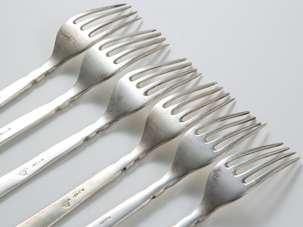 五 Mexico メキシコ 純銀 STERLING925刻印 スプーン フォーク 計12本 300g(カトラリー)｜売買されたオークション情報、yahooの商品情報をアーカイブ公開 ...
