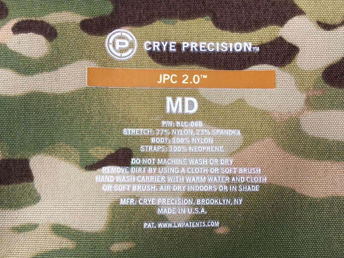 CRYE PRECISION製 JPC2.0 Mサイズ ＋SWIFT CLIP KIT マルチカム multicam JPC クレイ クライ ...