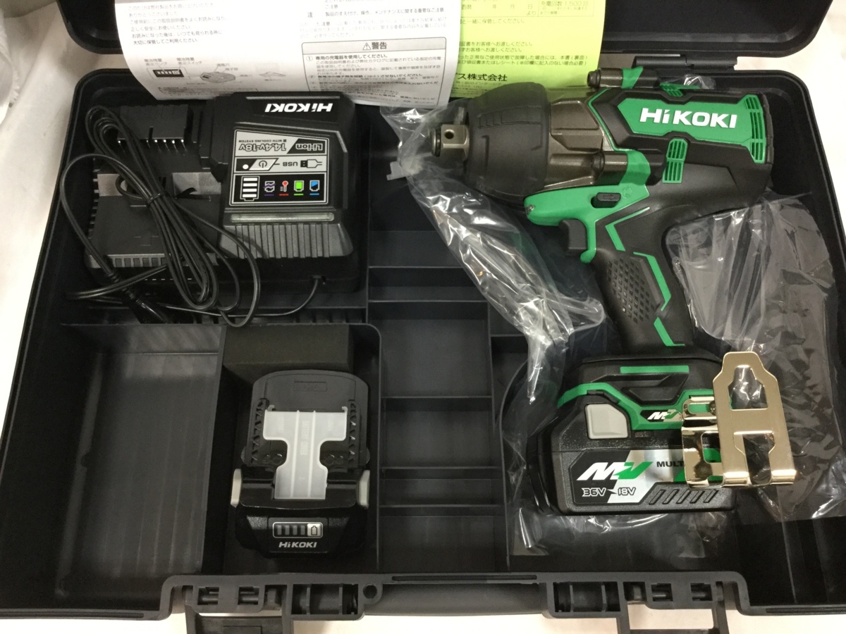 HiKOKI 日立 コードレスインパクトレンチ WR36DA 2XP 36V 2.5Ah 品②(本体)｜売買されたオークション情報、yahoo ...