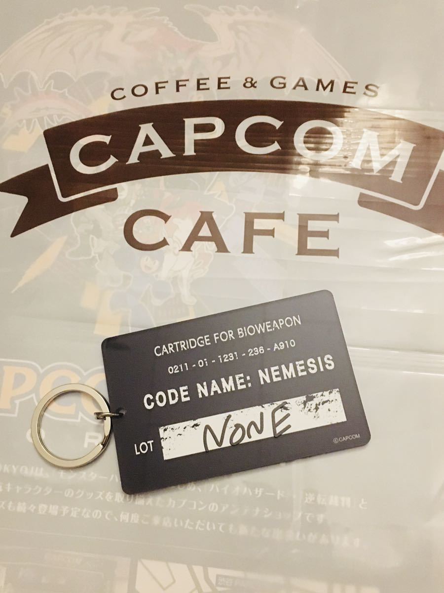 BIOHAZARD RE:3 CAPCOM CAFE バイオハザード カプコンカフェ カード風アクキー キーホルダー ネメシス(コミック、アニメグッズ)｜売買されたオークション情報、yahoo ...