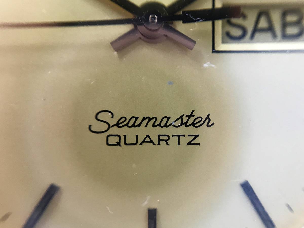 OMEGA / オメガ SEAMASTER QUARTZ シーマスター クォーツ / 1437 / ゴールド 文字盤 デイデイト機能 メンズ ...