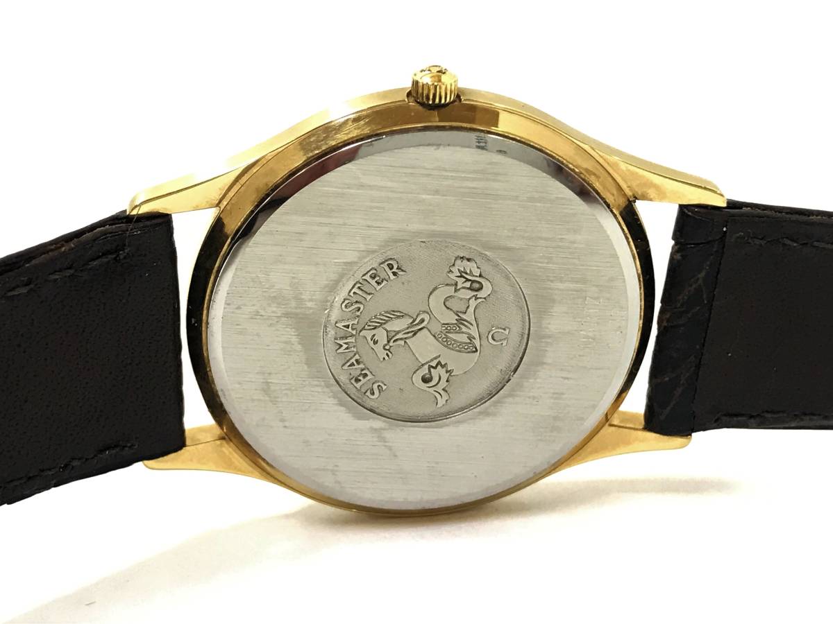 OMEGA / オメガ SEAMASTER QUARTZ シーマスター クォーツ / 1437 / ゴールド 文字盤 デイデイト機能 メンズ ...