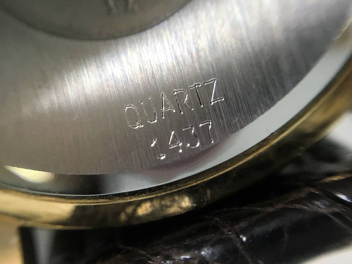 OMEGA / オメガ SEAMASTER QUARTZ シーマスター クォーツ / 1437 / ゴールド 文字盤 デイデイト機能 メンズ ...