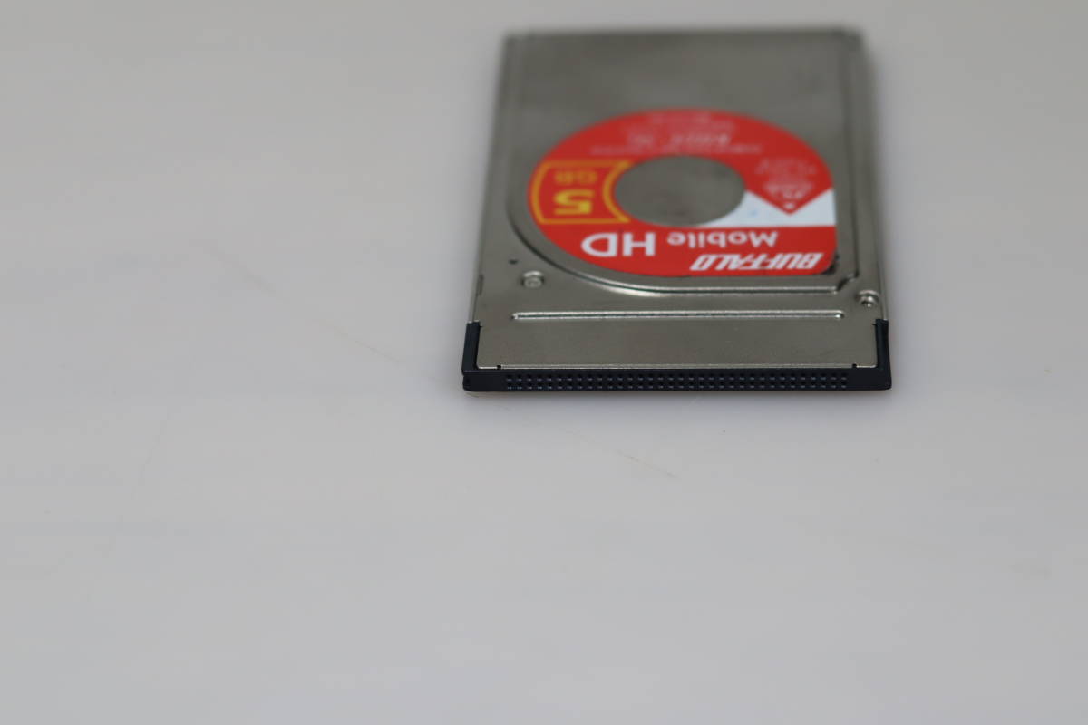 送料140円 大容量5GB ハードディスク PCカード RHDC-5G buffalo MOBILE HD PCMCIA Card type ...
