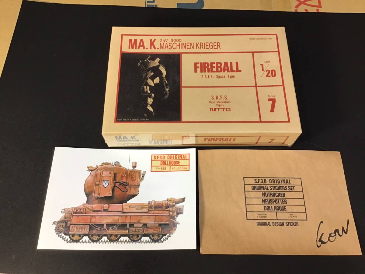1/20 MA.K. ファイアボール FIREBALL ニットー 日東科学のプラモデル(マシーネンクリーガー)｜売買されたオークション情報 ...