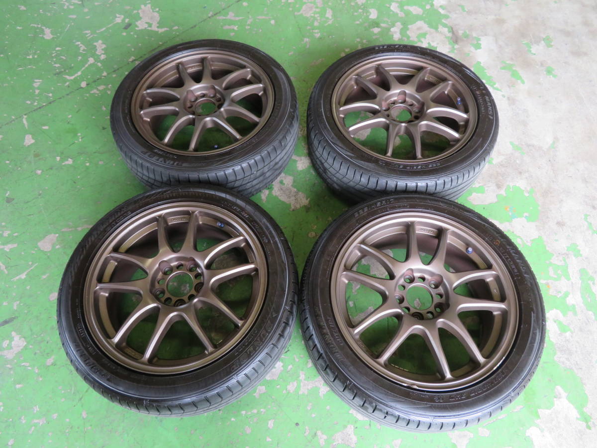 WORK EMOTION CRKAI ワーク エモーション CR改 17インチ 7J+42 5穴 114.3 ホイール4本セット 1台分 ...