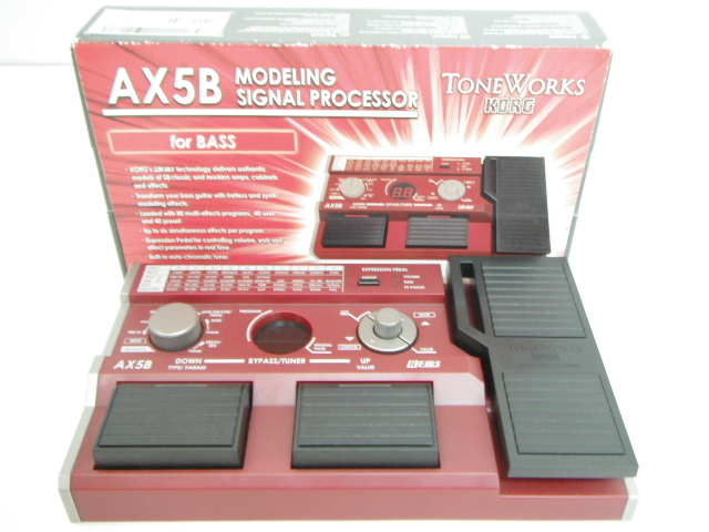 131 KORG コルグ TONE WORKS ベース用 マルチエフェクター AX5B(マルチエフェクター)｜売買されたオークション情報 ...
