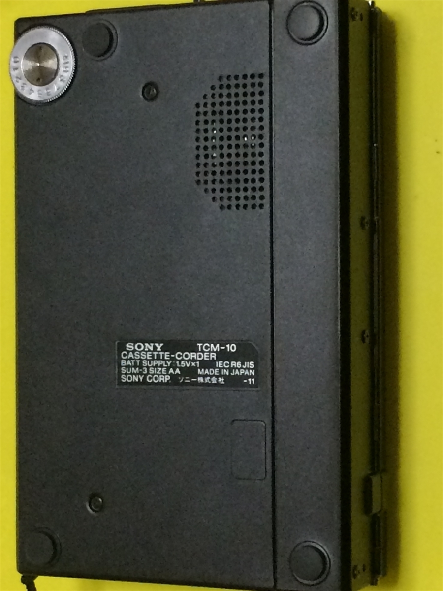 SONY/ソニー カセットレコーダー TCM-10 ジャンク品 通電確認のみ(録音、再生)｜売買されたオークション情報、yahooの商品情報を ...