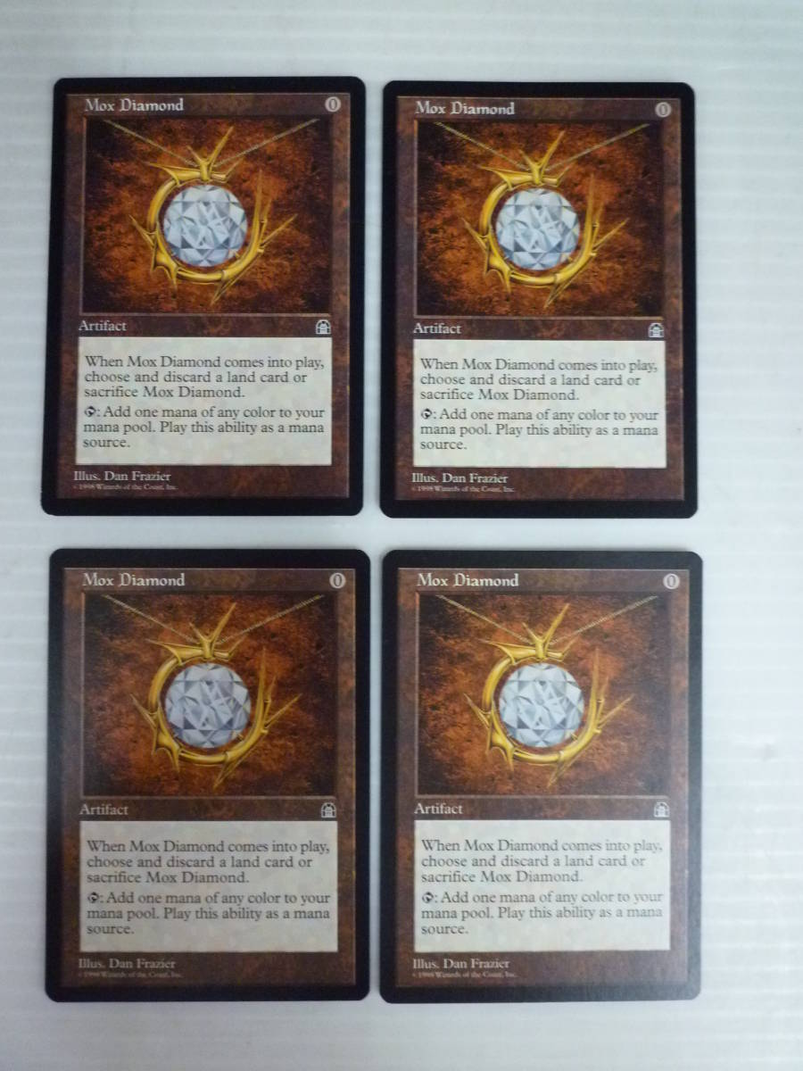 MTG モックス ダイアモンド/Mox Diamond 英語4枚セット STH ストロングホールド(セット、まとめ売り)｜売買された ...