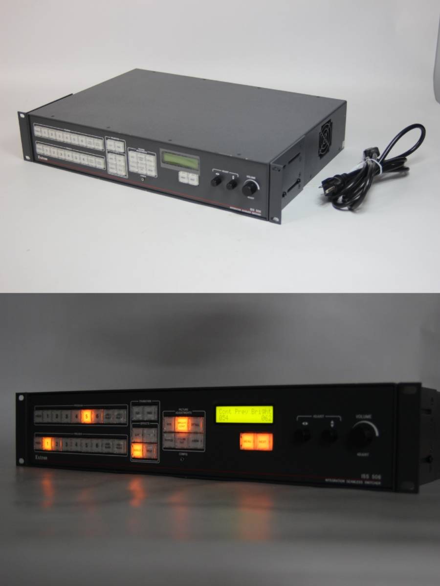 Extron INTEGRATION SEAMLESS SWITCHER ISS 506 シームレススイッチャー 通電確認のみ JUNK品 ...