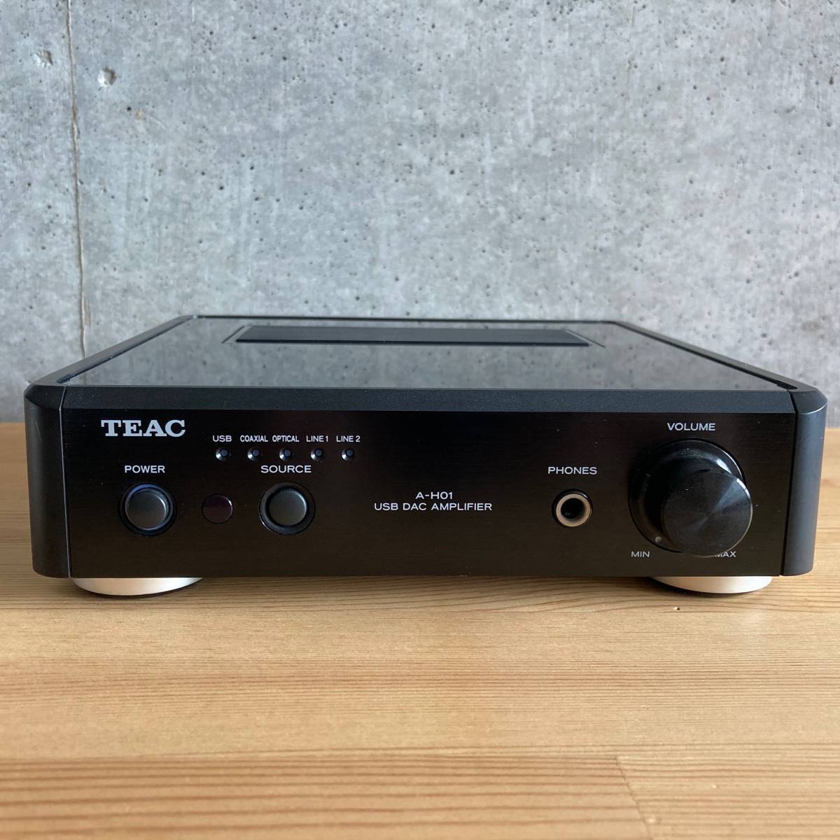 TEAC Reference 01 USB DAC/ステレオプリメインアンプ ブラック A-H01-B(AVアンプ)｜売買されたオークション ...