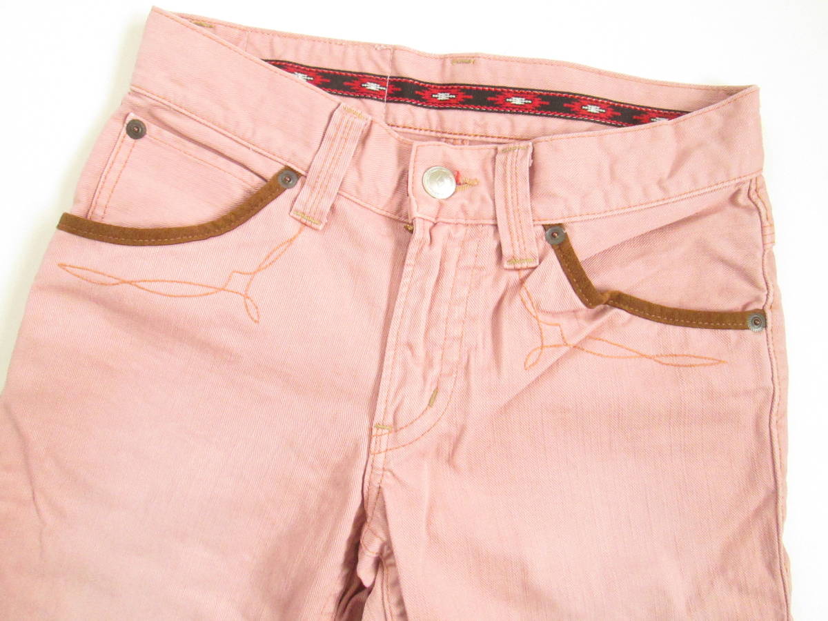 EDWIN XV エドウィン 4530 ウエスタン デニム ハーフ パンツ ショーツ ショート 短パン ピンク W28 ウエスト約78cm(W28以下)｜売買されたオークション情報、yahoo ...