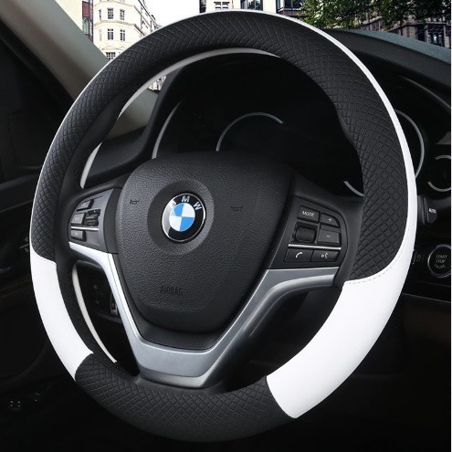 m407 レザー カー ステアリング ホイールカバー 38センチ スポーツ カバー スリップ防止 互換 大 1円 BMW(その他)｜売買された ...