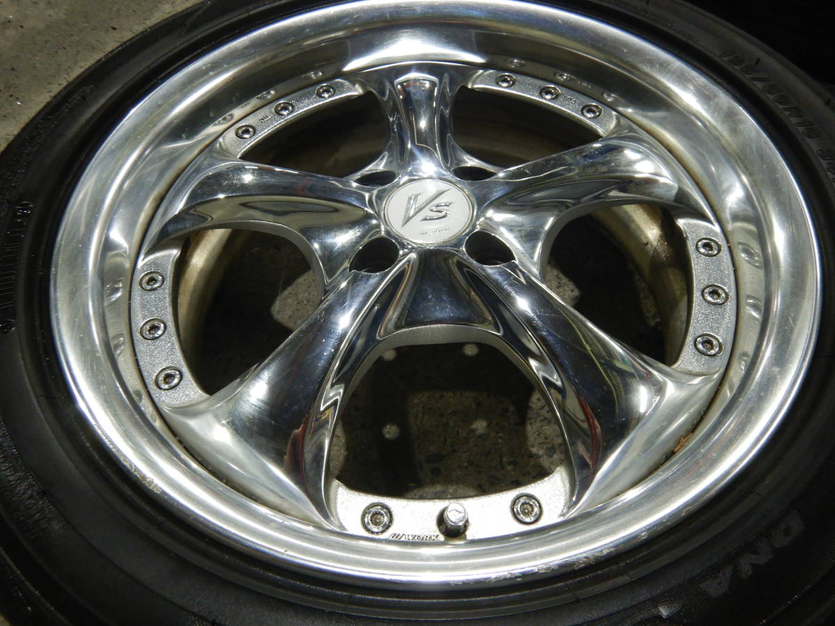 【621F】ワーク VS-2F 16インチ 6.5J +40 4H-100 コンパクトカーなど｜ホイール