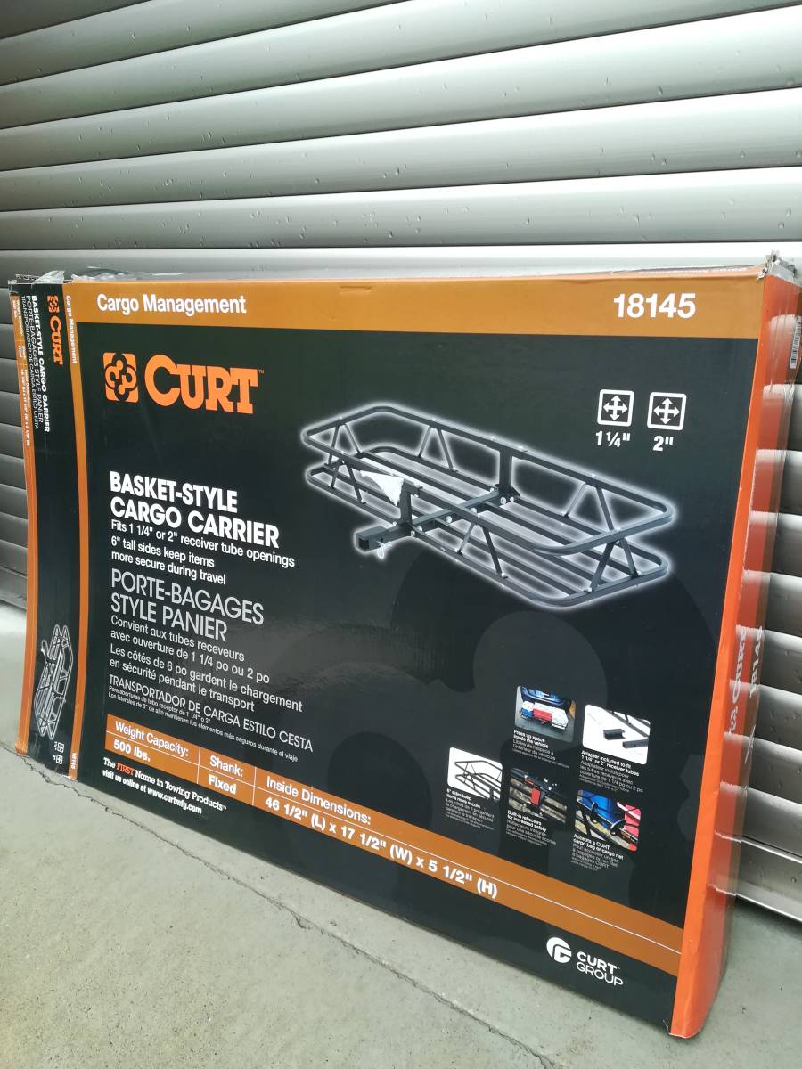 CURTヒッチキャリア 超 ヒッチカーゴキャリア アルファード ジムニー CH-R 2インチor1-1/4インチヒッチマウント 形式18145 ...