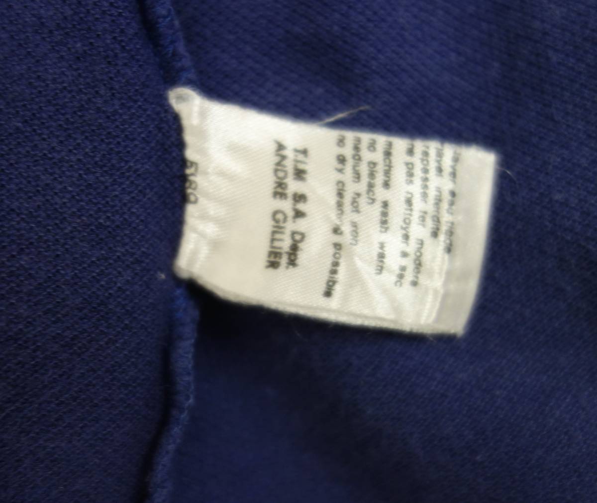 VINTAGE ヨーロッパ古着 CHEMISE LACOSTE ラコステ ショートスリーブ ポロシャツ 6 フランス製 T.I.M.S.A ...