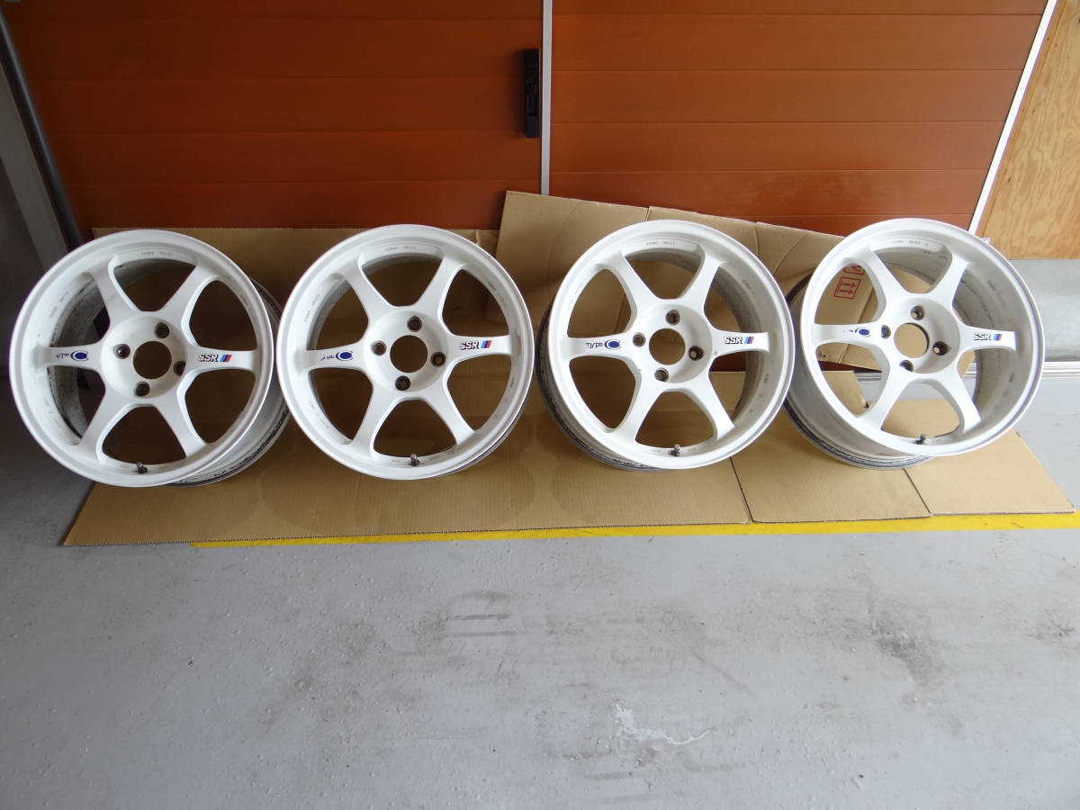 SSR TYPE-C 17インチ 7J +42 PCD114.3 4H 4本セット／軽量スピードスターレーシング タイプC／ アコード ...