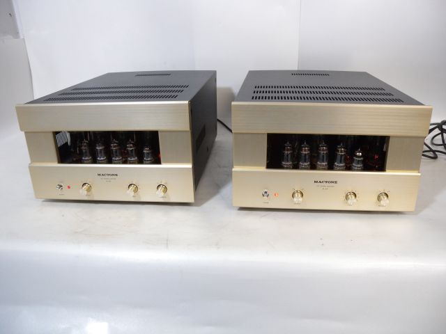 開封 長期保管品 MACTONE マックトン M-8V 管球式モノラルパワーアンプ ペア 取扱説明書 箱付き 5C4C5-1(本体)｜売買されたオークション情報、yahooの商品情報を ...