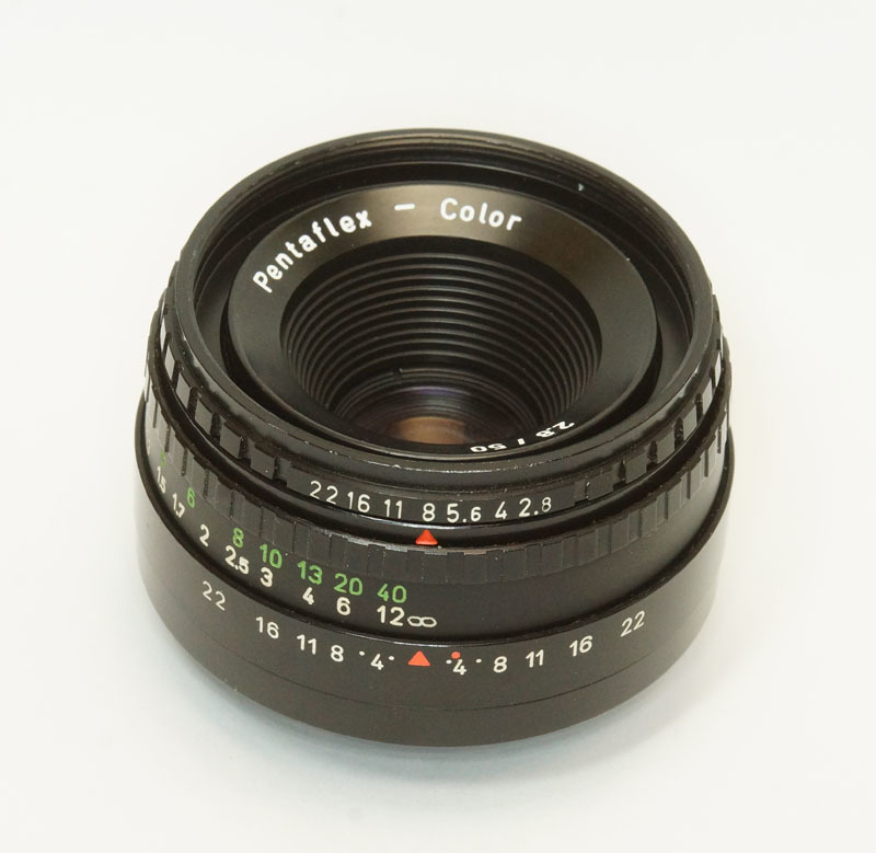 ドイツ製 Pentaflex - Color 2.8/50 ブラック M42 245B-760 後期型 PENTACON Meyer-Optik Domiplan Triplet(その他 ...