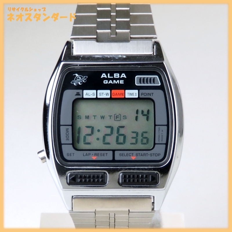 1円 セイコー アルバ GAME デジタル 腕時計 Y765-5000 クオーツ SS ALBA SEIKO(アルバ)｜売買されたオークション ...
