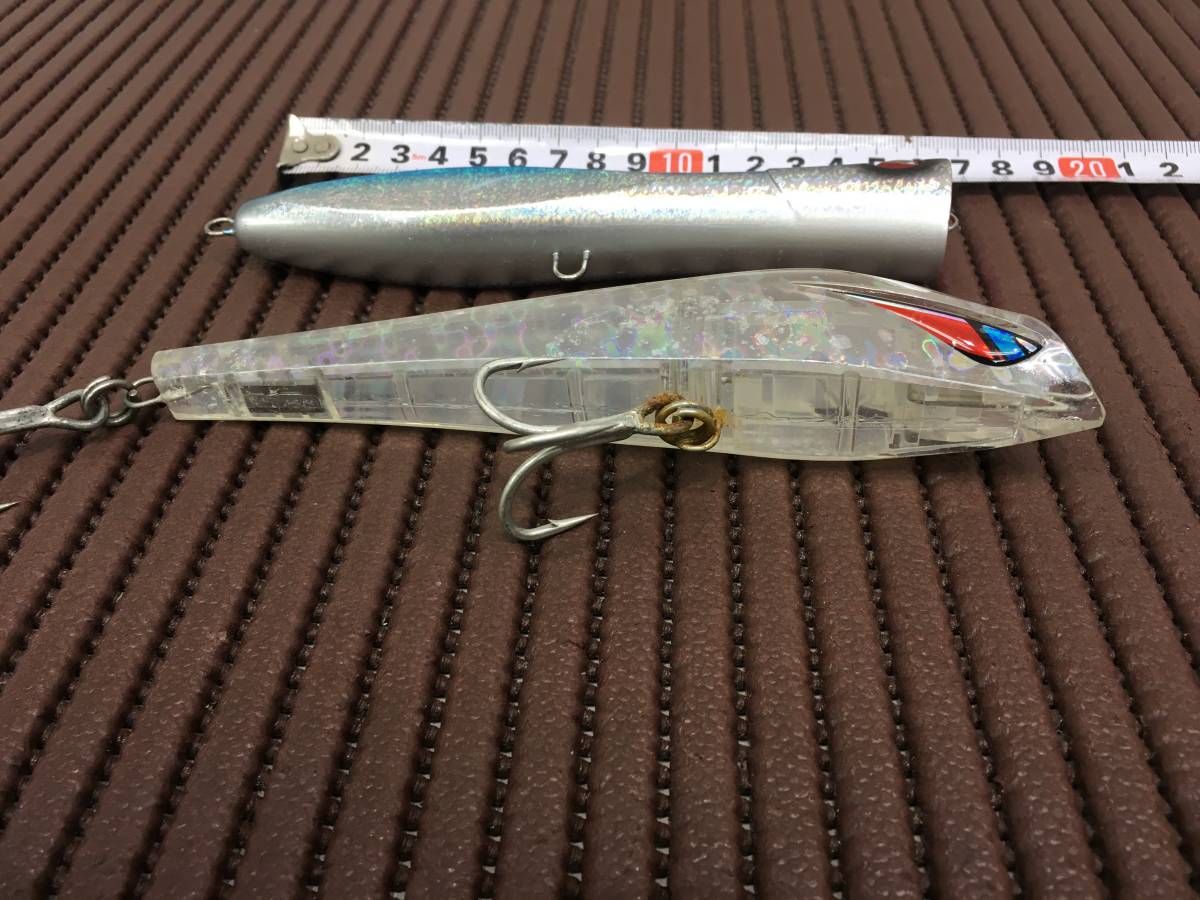 ルアーセット4 エクスリームルアー ミニゲロオズキ 15cm47g ボーズレス サビエル170F 48g 2個セット(トップウォーター)｜売買されたオークション情報、yahooの商品情報を ...