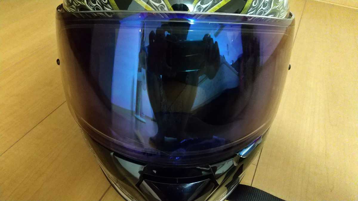 SHOEI シ―ルドのみ CW―1 純正 ソフトブル―シ―ルド ミラーシ―ルド 適合XT―TWELE X―12 XR―1100 クエスト ...