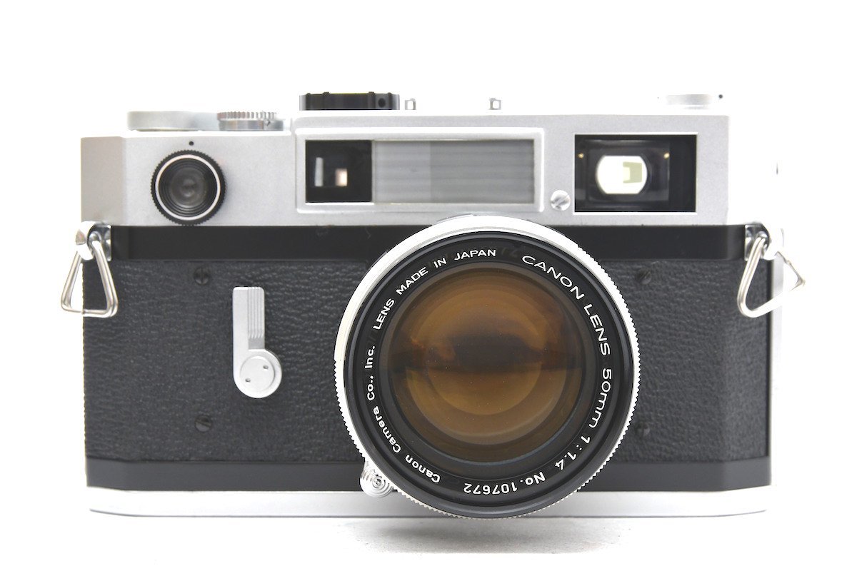 Canon キヤノン MODEL 7s + CANON LENS 50mm F1.4 レンジファインダー 標準単焦点レンズ 大口径 セット 箱 ...