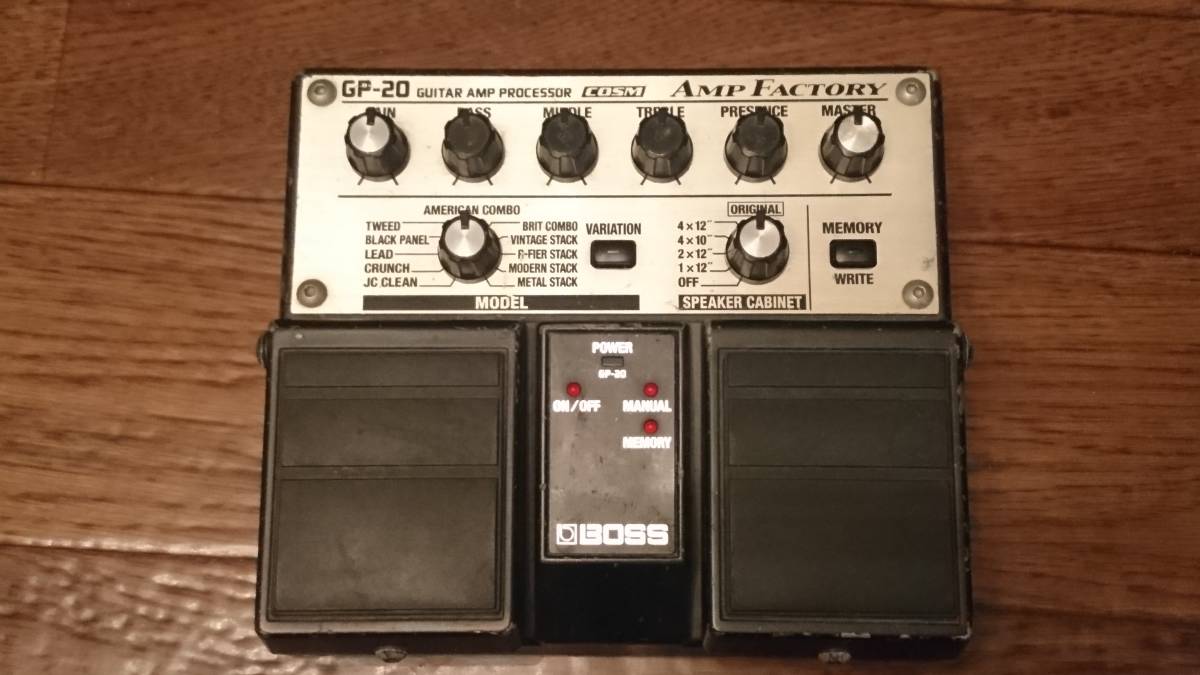 BOSS GP-20 Guitar Amp Processor AMP FACTORY ジャンク品(その他)｜売買されたオークション情報 ...