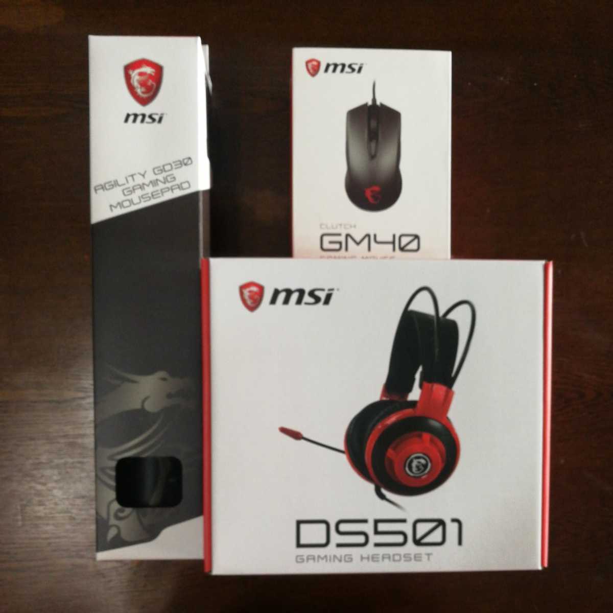 MSI ゲーミング マウス GM40 ヘッドセット DS501 マウスパッド GD30(USBマウス)｜売買されたオークション情報、yahoo ...