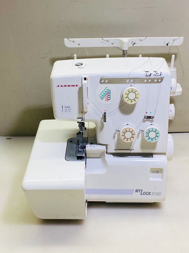 8050 JANOME ジャノメ ロックミシン MY LOCK 213DD 788型 未確認 ジャンク品 現状販売(ジャノメ)｜売買された ...