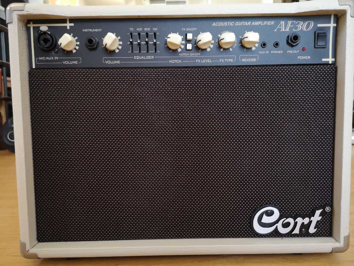 アコースティックギターアンプ Cort / AF30 Acoustic Guitar Amplifier DSPエフェクター搭載 30W(パワーアンプ)｜売買されたオークション情報、yahoo ...